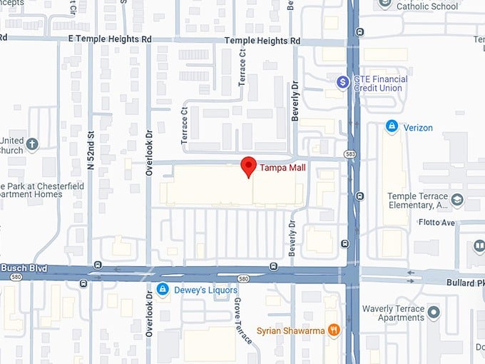 16. tampa mall map