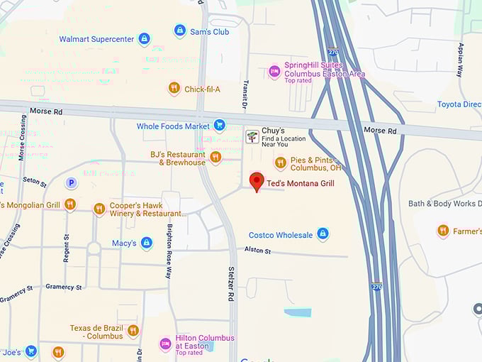 16. ted's montana grill map