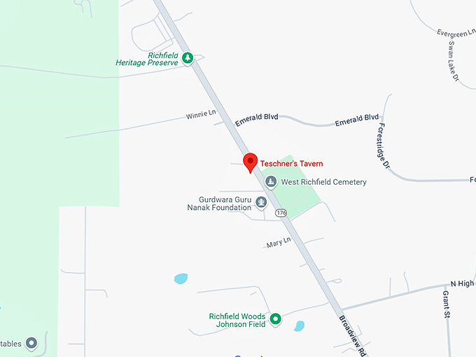 16. teschner's tavern map