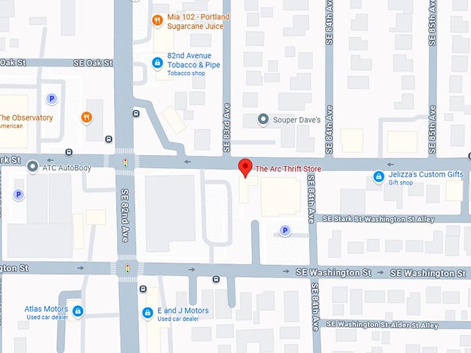 16. the arc thrift store map