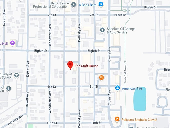 16. the craft house map