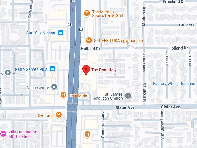 16. the donuttery map