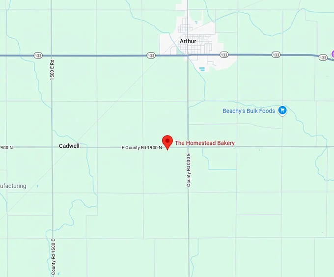 the homestead bakery map