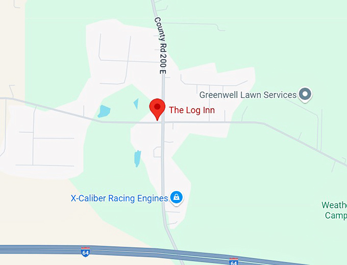 the log inn map