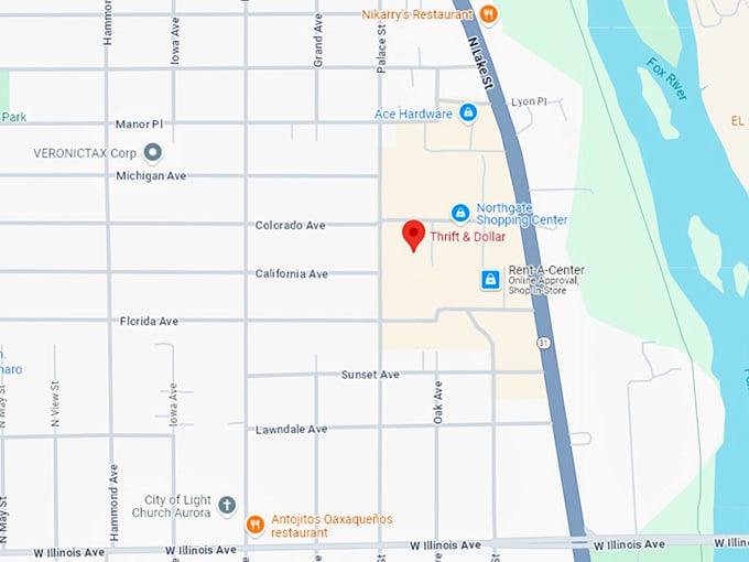 16. thrift & dollar inc map