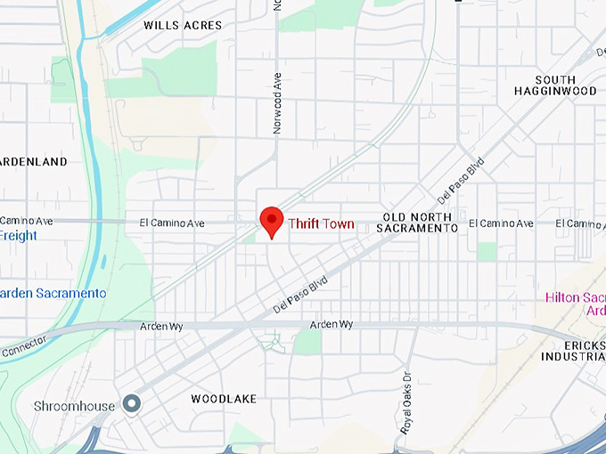 16. thrift town map