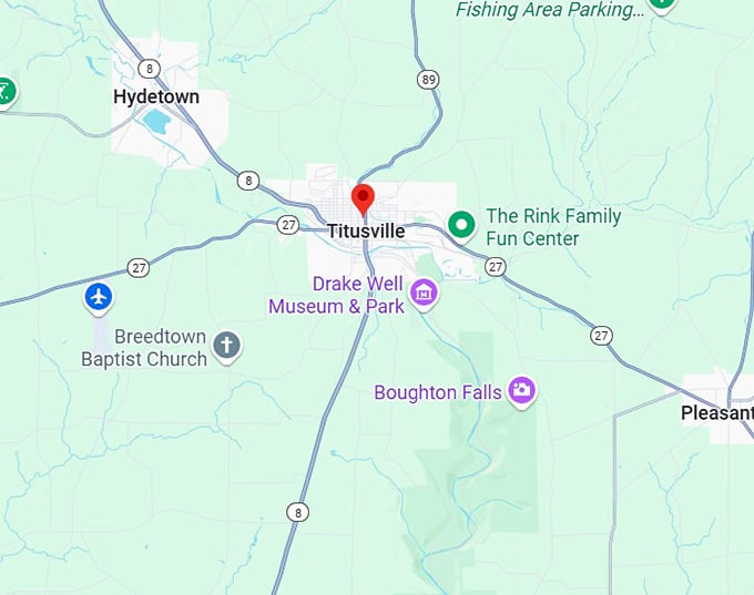 titusville map
