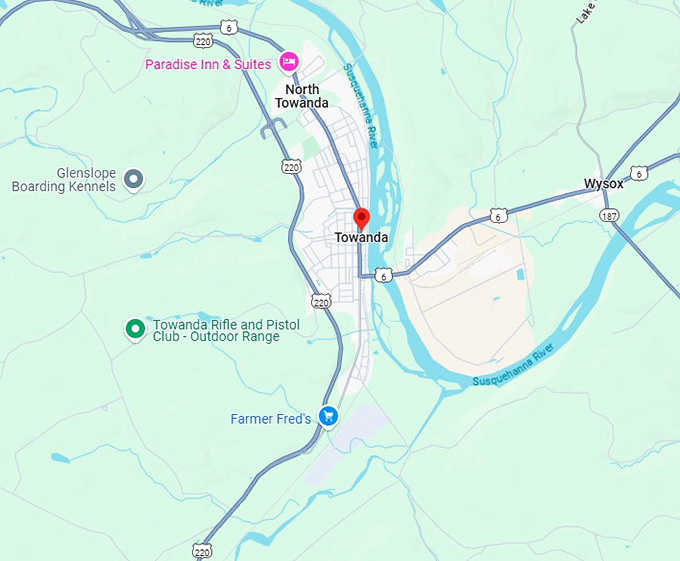 16. towanda map