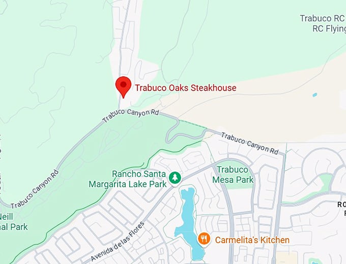 16. trabuco oaks steakhouse map