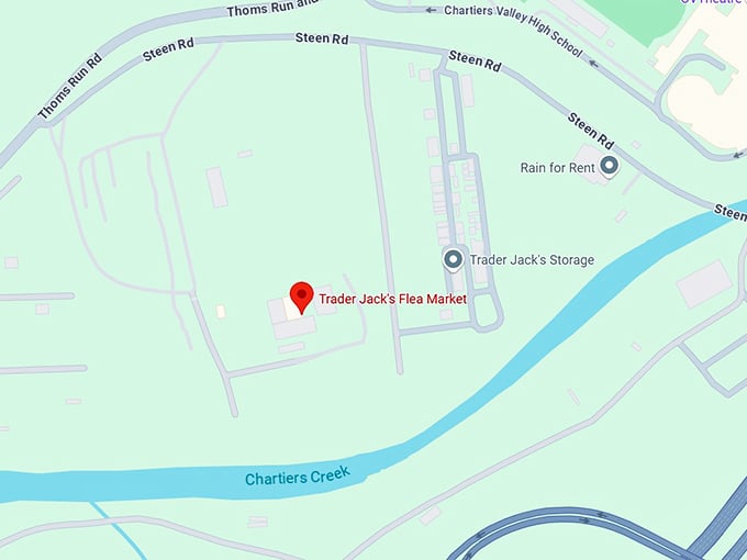16. trader jack’s flea market map