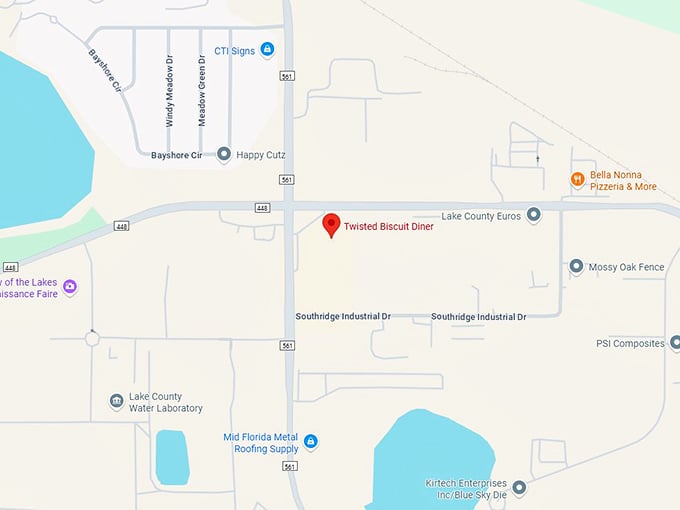 16. twisted biscuit diner map