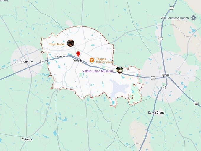 16. vidalia map
