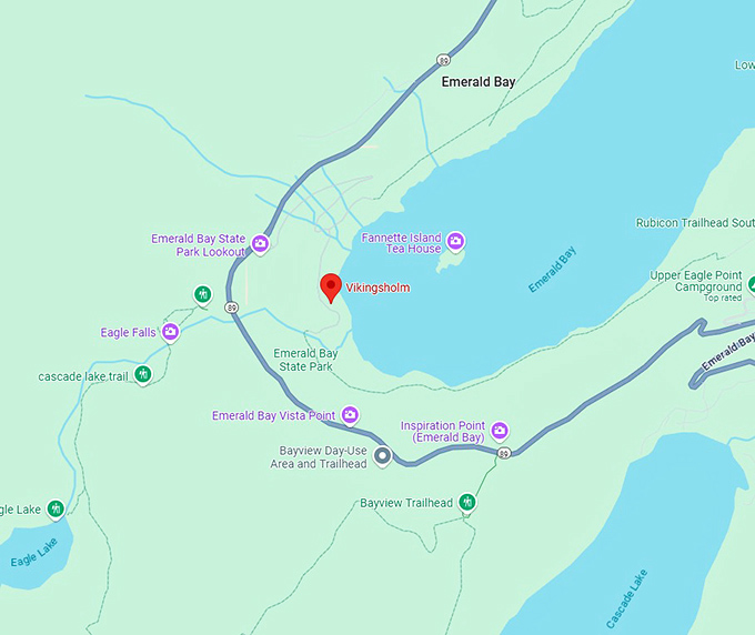16. vikingsholm map