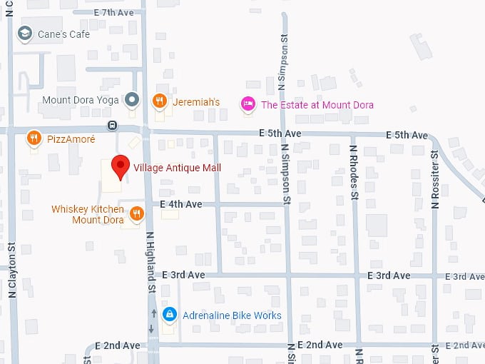 16. village antique mall map