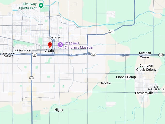 16. visalia map