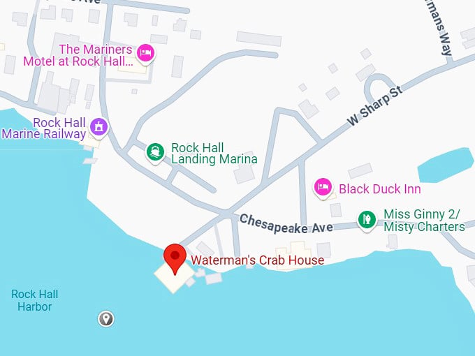 16. waterman's crab house map