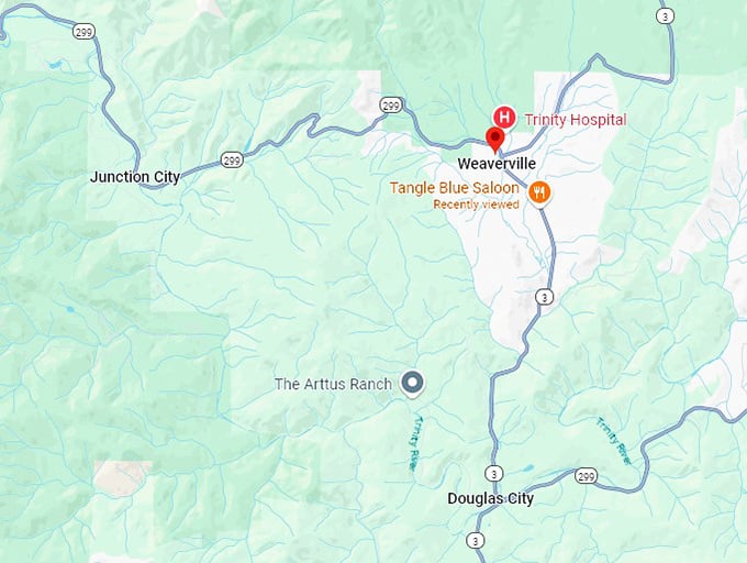 16. weaverville map