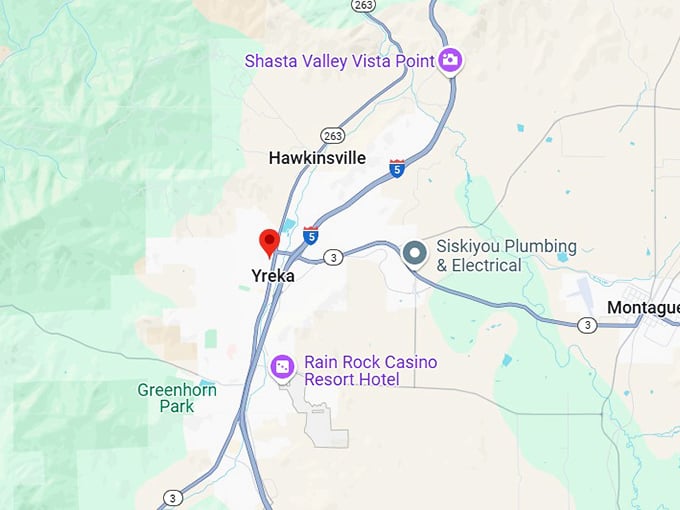 16. yreka map