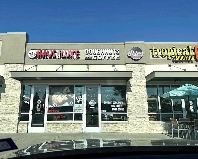 The storefront might be modest, but inside awaits a donut wonderland that will make you forget all about your diet plans.
