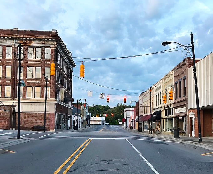 Eden's historic downtown whispers stories of simpler times, where brick buildings stand like guardians of small-town charm.
