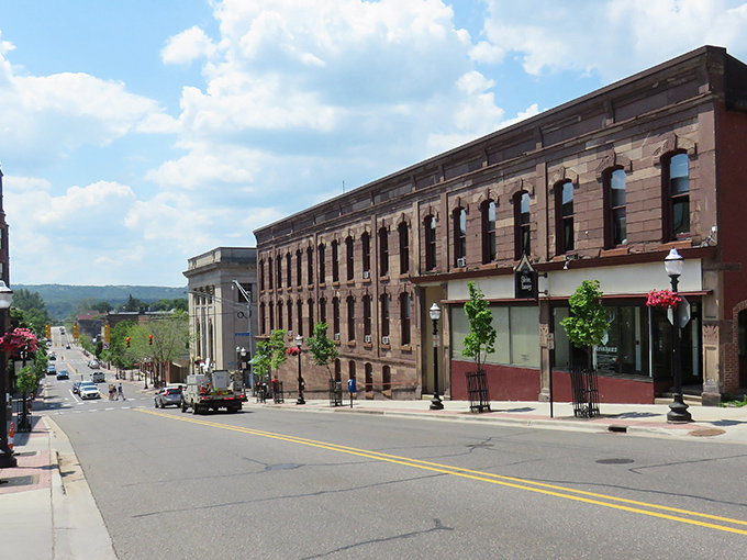 Marquette's historic downtown looks like a movie set where every brick tells a century-old story.
