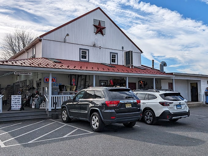 A barn star crowns this Amish bakery where time slows down and the aroma of fresh-baked goods fills the country air.