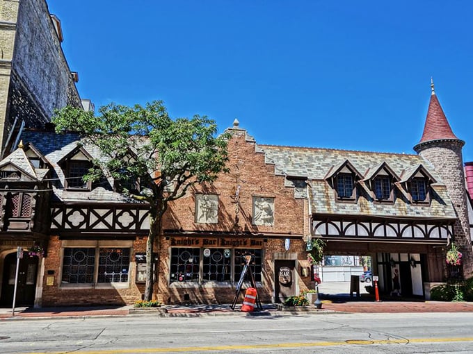 Sunlight bathes Mader's stone facade, where generations of Milwaukeeans have come for schnitzel that'll make your lederhosen dance with joy.