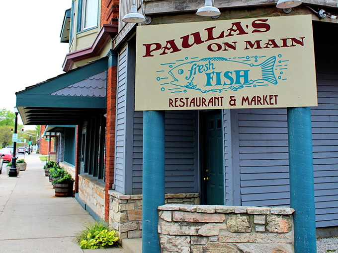 The sign says it all – "Fresh Fish" isn't just a promise at Paula's, it's their religion. Seafood this good in Indiana? Believe it.