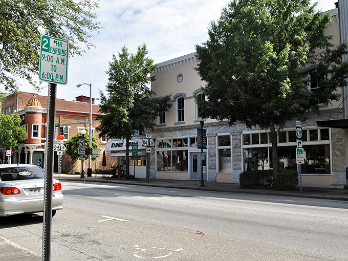 Valdosta's tree-lined streets and classic brick buildings create the perfect backdrop for an afternoon of small-town exploration.