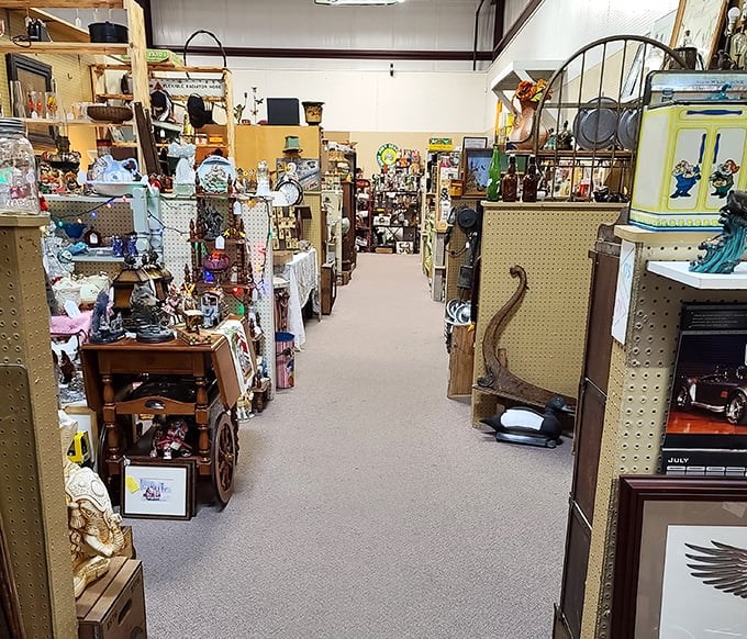 Venturing down these aisles feels like wandering through a carefully curated museum where, unlike traditional museums, everything has a price tag.