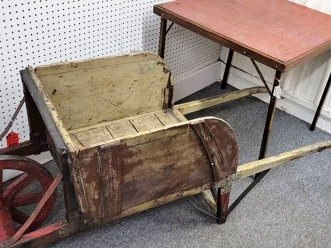 This isn't just a wheelbarrow—it's a piece of American agricultural history that tells more stories than your uncle at Thanksgiving dinner.