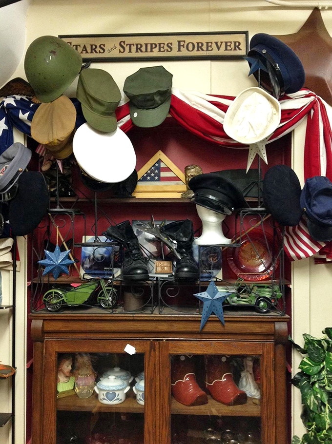 A patriotic time capsule where military history stands at attention. From service caps to combat boots, these artifacts honor service while delighting collectors. 