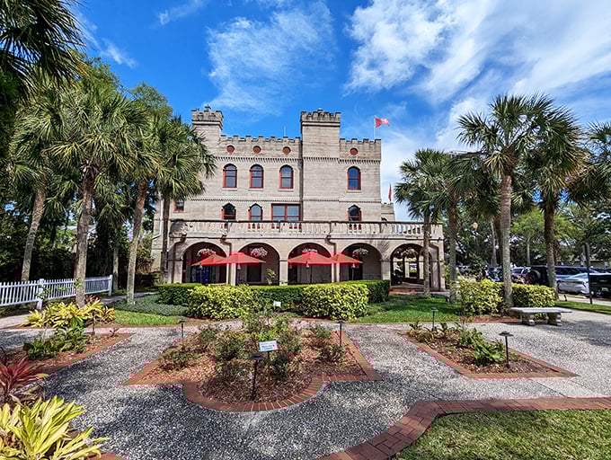 Palm trees and castle turrets create Florida's most unexpected architectural mashup—medieval meets tropical paradise.
