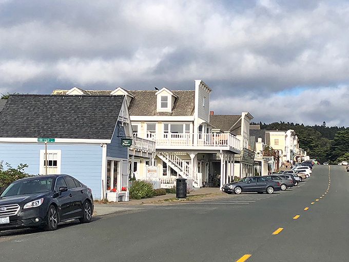 Strolling down Mendocino's Main Street feels like walking through a movie set – because it literally was one for "Murder, She Wrote."