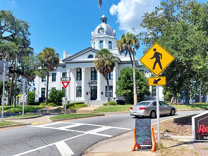 The historic Jefferson County Courthouse isn't just photogenic—it's the beating heart of Monticello, complete with a clock tower that's seen generations come and go.
