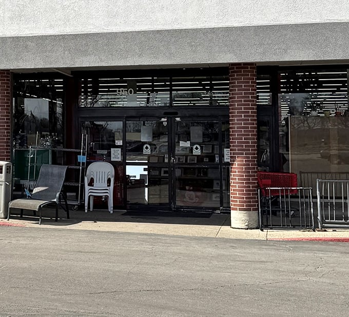 The unassuming entrance doesn't telegraph what lies within—a universe of possibilities where your wallet can actually relax.