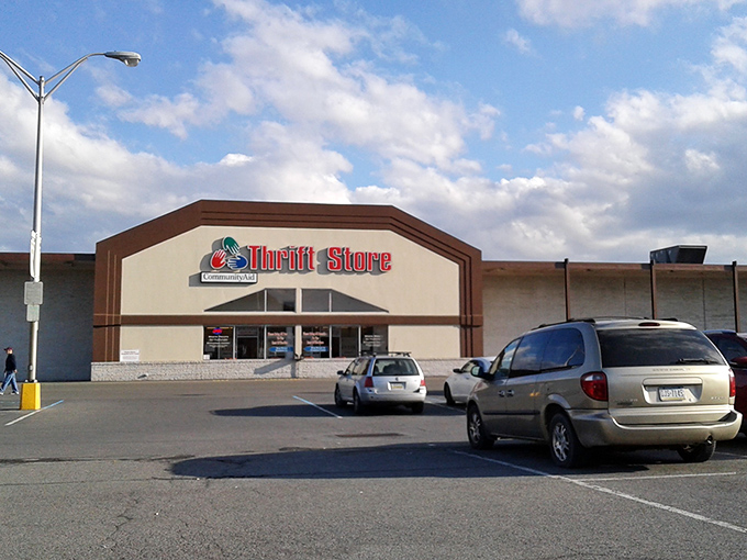 Dawn or dusk, this thrifting paradise stands ready to transform your wardrobe without transforming your bank account into a sad, empty vessel.