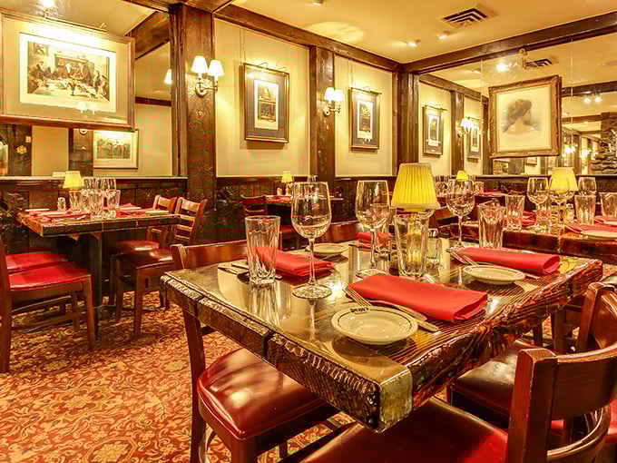 Step inside and time travel to an era when dining meant something. Those red leather booths have witnessed more Nashville celebrations than a Grand Ole Opry soundcheck.