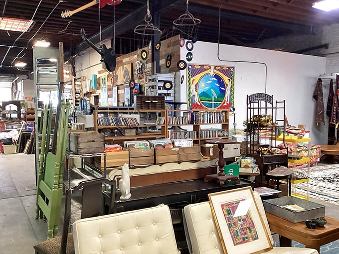 Where one person's castoffs become another's conversation pieces. The organized chaos creates perfect browsing conditions for determined treasure hunters.