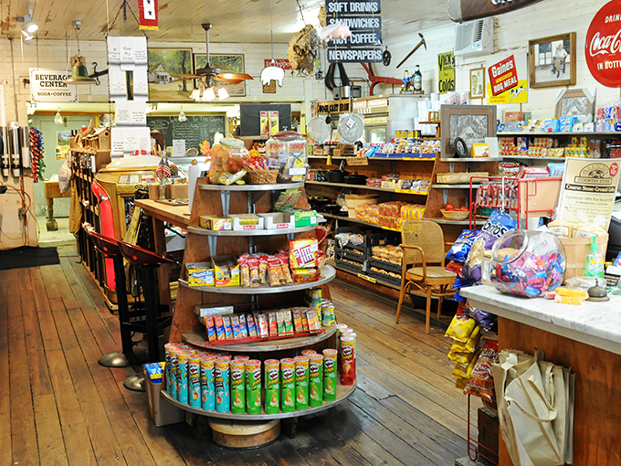 Step inside and suddenly you're in your grandparents' pantry—if your grandparents were master curators of Southern comfort and nostalgic snacks