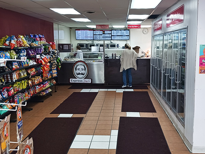Step inside and the no-nonsense interior tells you everything: this place prioritizes sandwich craftsmanship over fancy decor. Your stomach will thank you for these priorities.