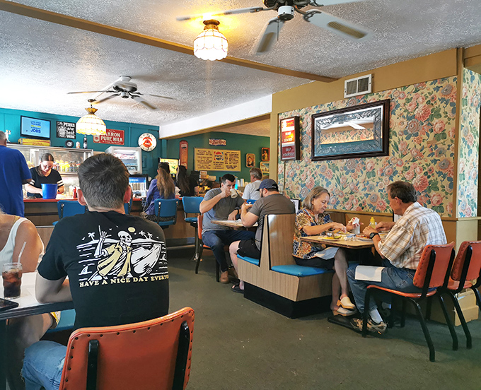 Inside Fred's, time slows down as conversations buzz between booths. This isn't Instagram-bait dining—it's the real deal where memories are made between bites.