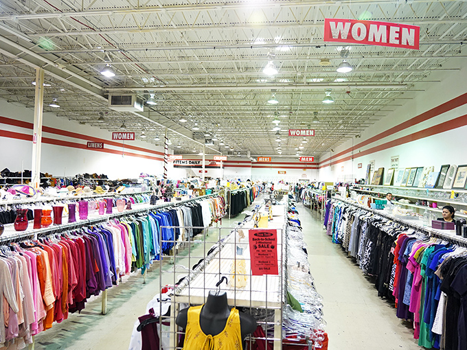 A rainbow of possibilities stretches as far as the eye can see. Shopping here isn't retail therapy—it's a full-blown adventure.