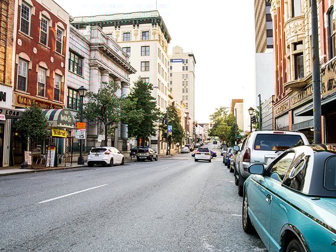 Main Street's historic facades hide modern surprises, like finding out your grandmother has a secret TikTok account.