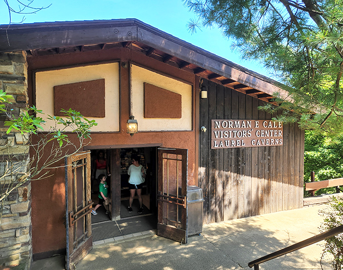 First impressions can be deceiving. This humble visitor center is like the modest cover of an epic adventure novel waiting to be opened. 
