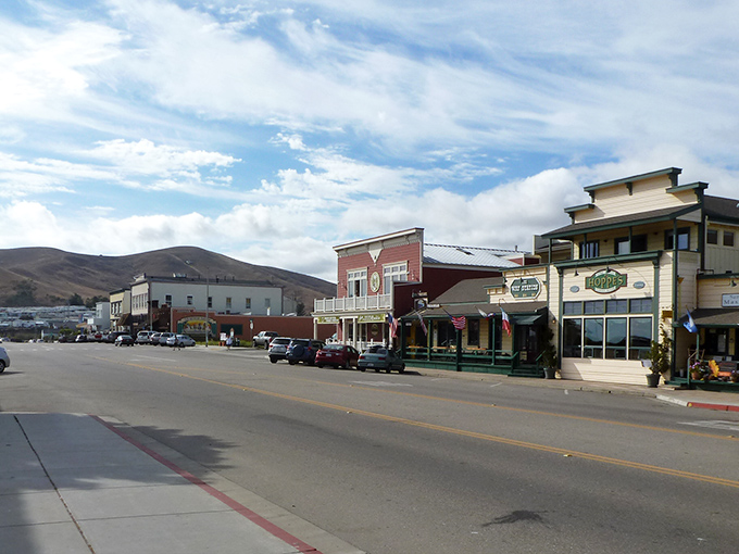 Downtown Cayucos feels like stepping into a Western movie set that somehow landed by the ocean—complete with historic storefronts and zero rush hour.