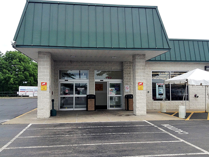 Those double glass doors? They're portals to an alternate dimension where retail pricing rules have been gloriously suspended.