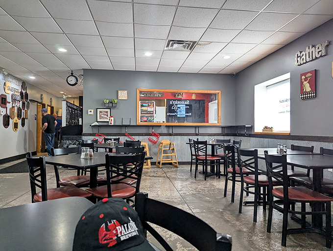 Simple, practical, and welcoming—Samosky's dining room isn't trying to impress with fancy decor. It's saving all that energy for what matters: the food.
