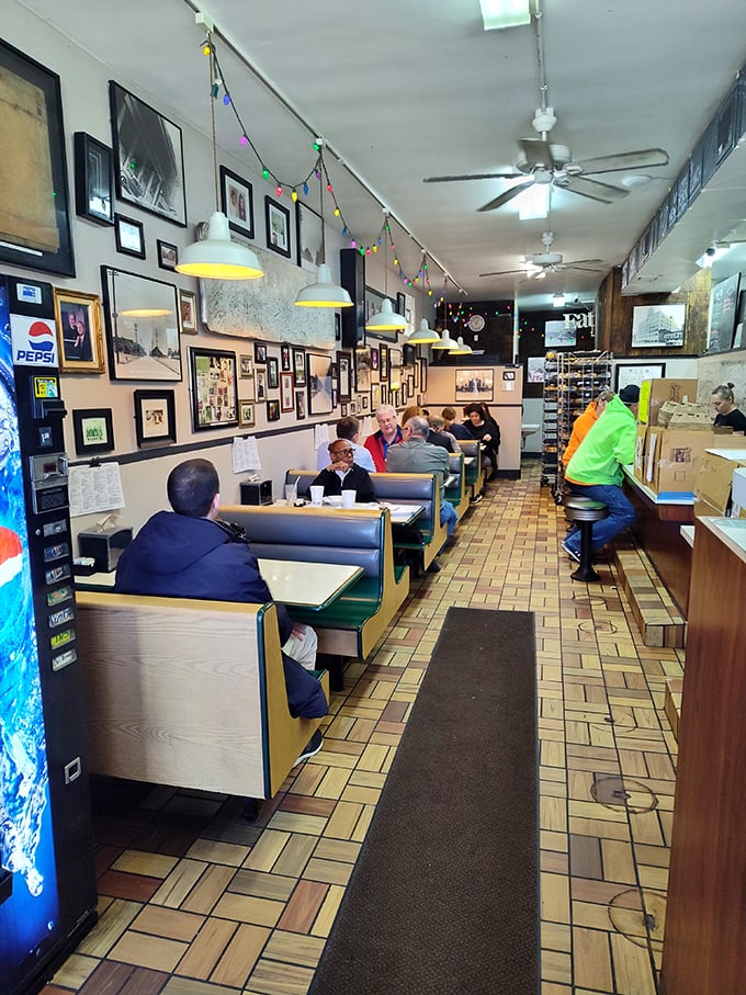 History lines the walls while comfort fills the booths. This isn't just a restaurant—it's Erie's living room with better food than your grandmother made.