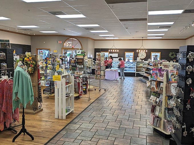 The gift shop offers a treasure trove of Amish-made goods. It's like a souvenir shop where everything is actually worth bringing home.